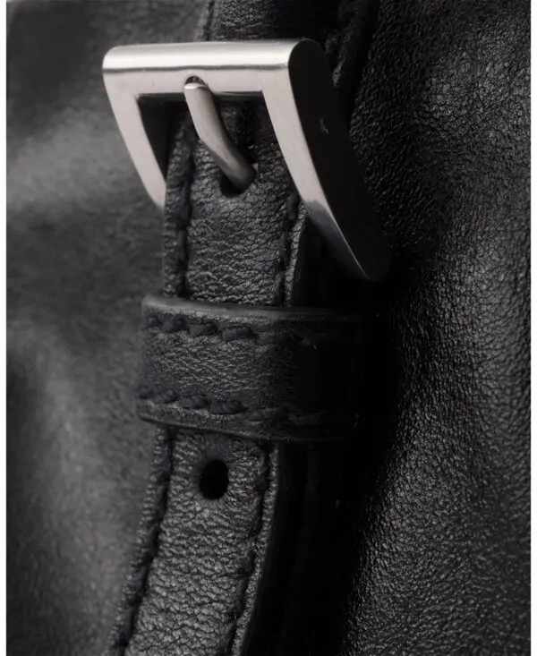 Prada Bonnie Small Leather Bag - Black