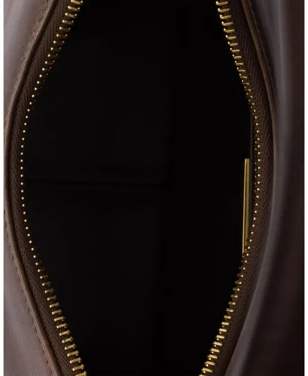 Prada Aimee Medium Leather Shoulder Bag - Brown