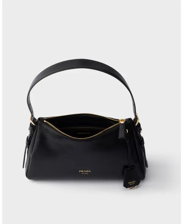 Prada Aimee Medium Leather Shoulder Bag