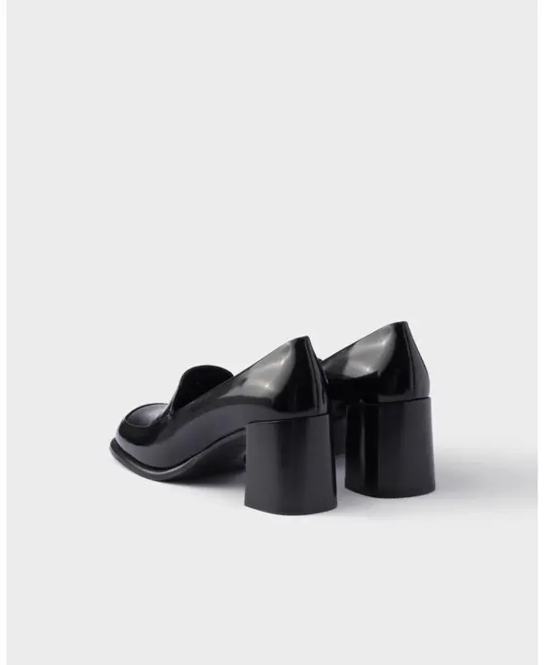 Prada Brushed Leather Loafers