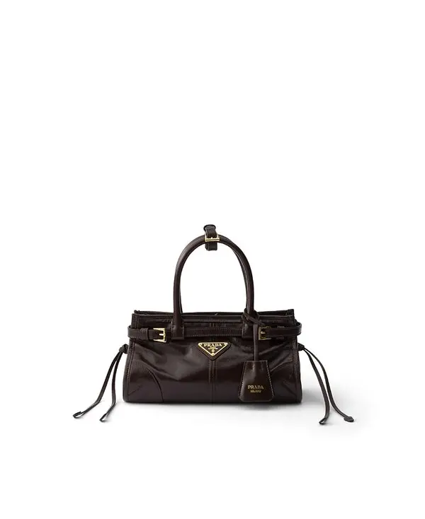 Prada Bonnie Leather Mini-bag - Brown