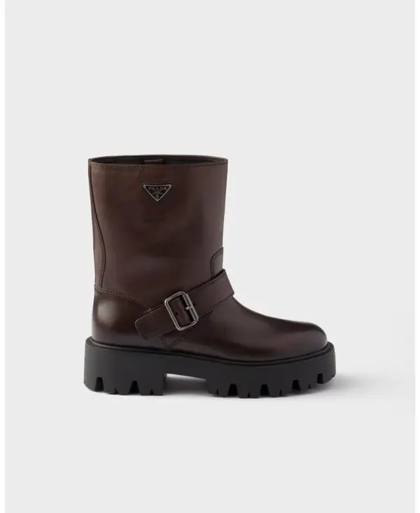 Prada Leather Booties