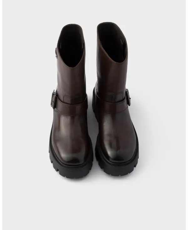 Prada Leather Booties