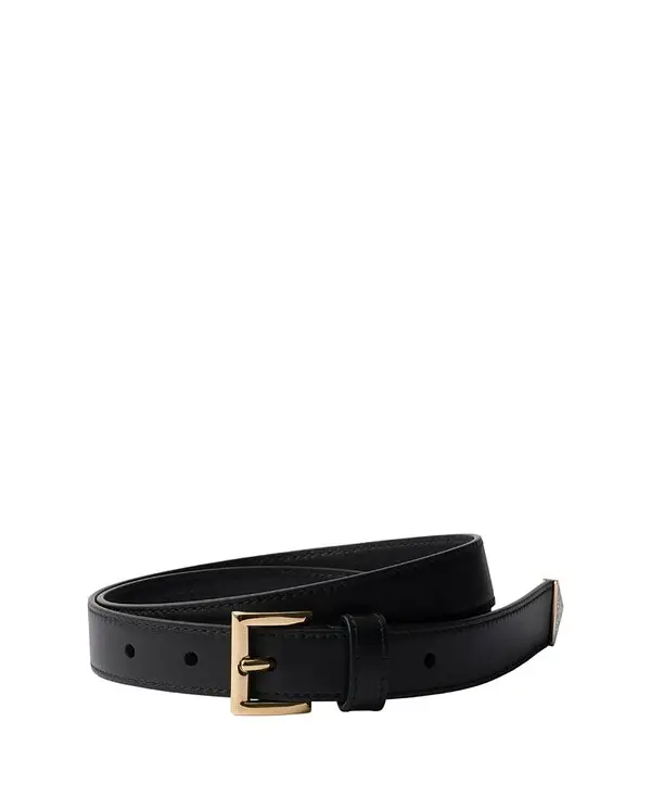 Prada Leather Belt - Black