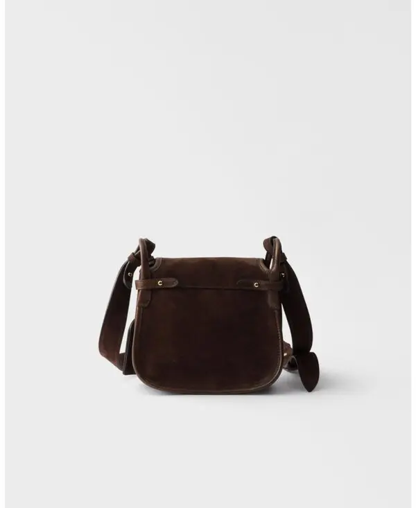 Prada Corsaire Suede Mini Shoulder Bag