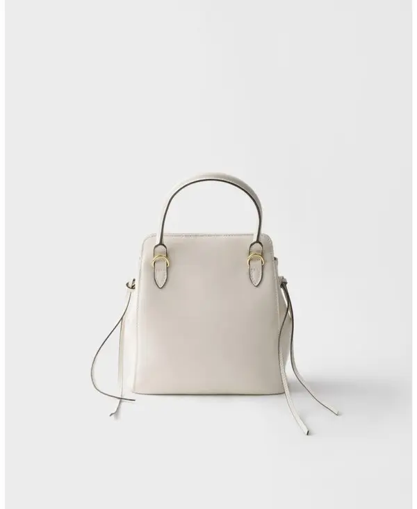 Prada Mini Leather Handbag - White