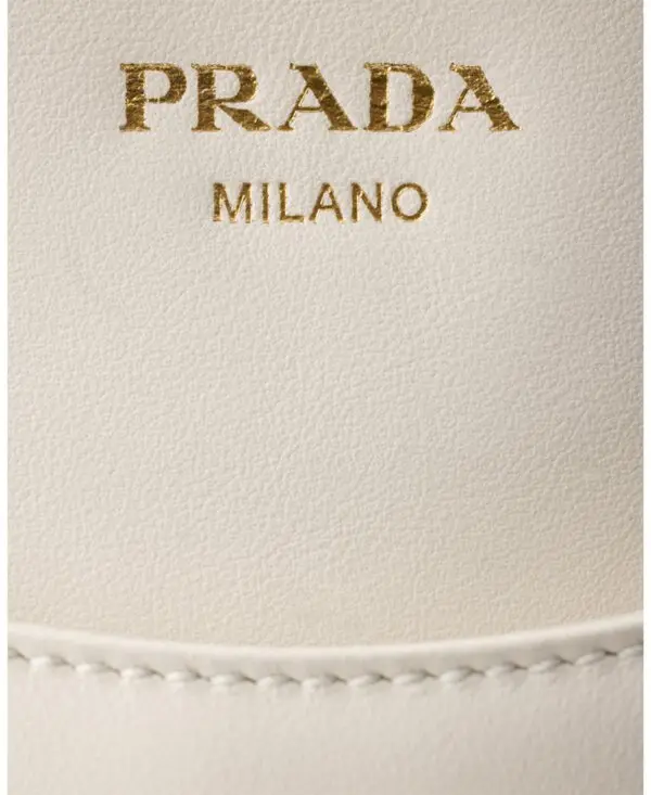 Prada Mini Leather Handbag - White