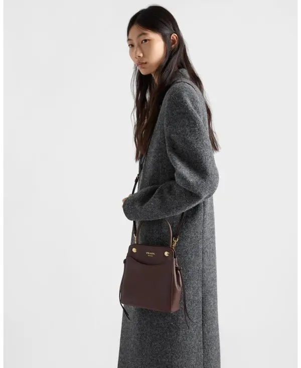 Prada Carry Mini Leather Handbag