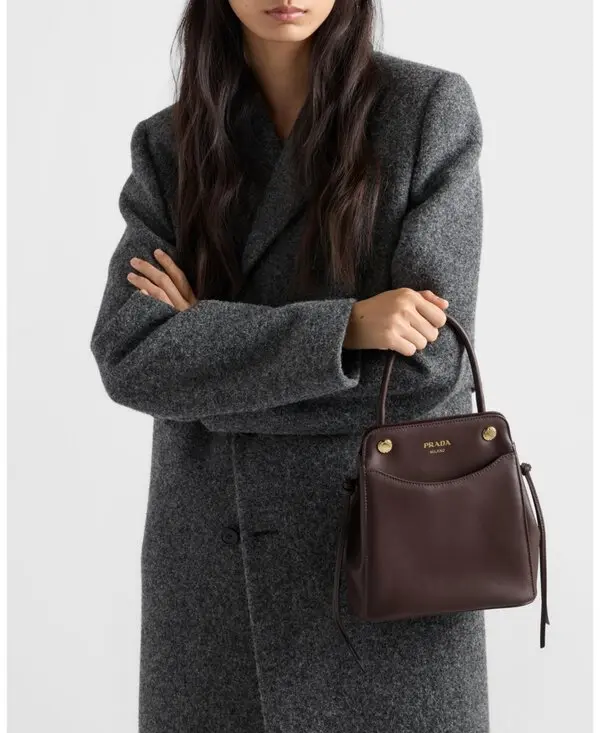 Prada Carry Mini Leather Handbag