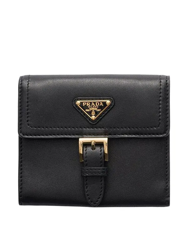 Prada Small Nappa Leather Wallet - Black