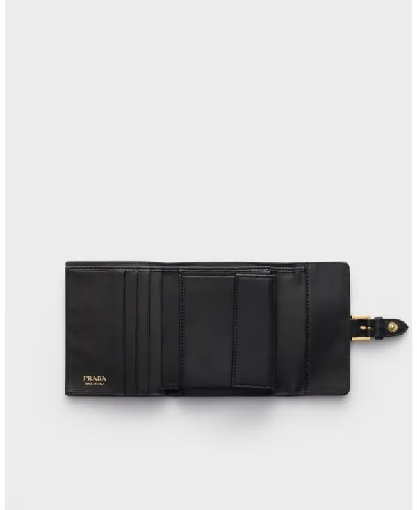 Prada Small Nappa Leather Wallet - Black