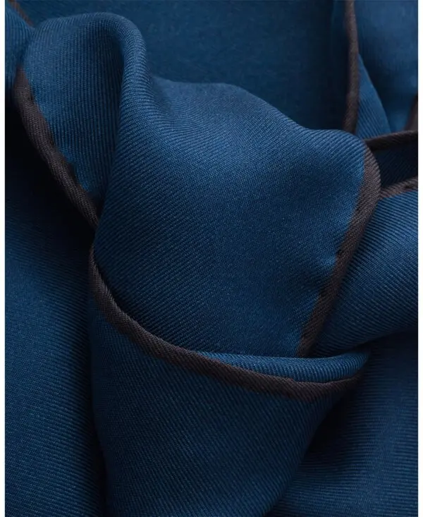 Prada Printed Twill Scarf - Blue