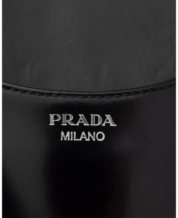Prada Brushed Leather Slingback Pumps