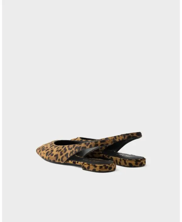 Prada Printed Leather Ballerinas