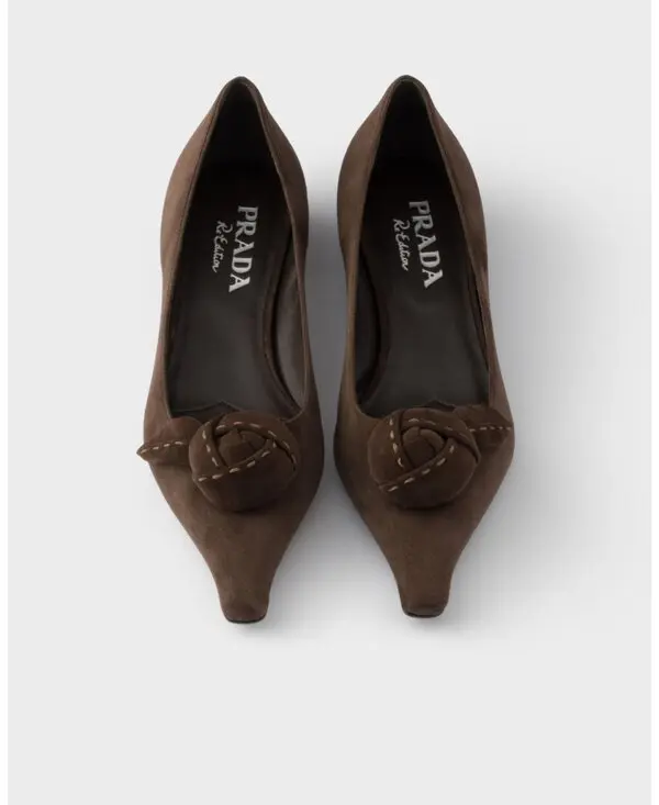 Prada Suede Ballerinas