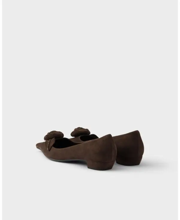 Prada Suede Ballerinas