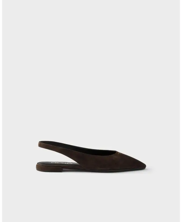 Prada Suede Ballerinas