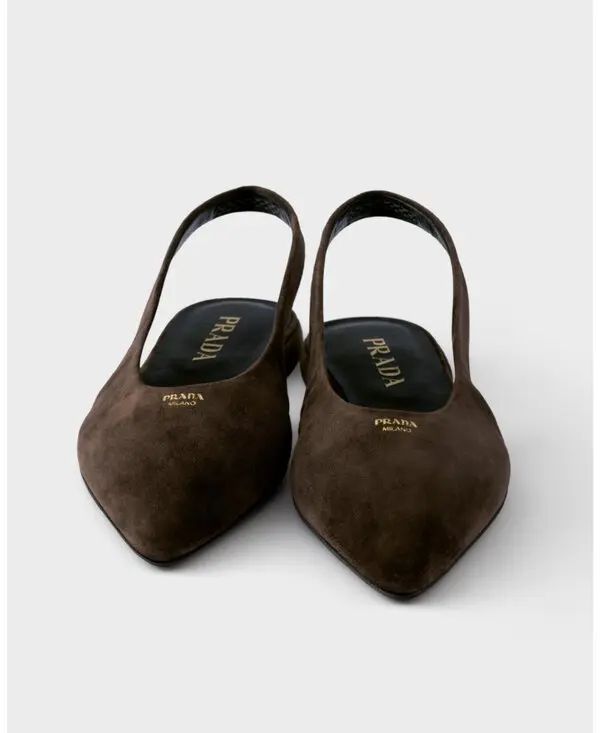 Prada Suede Ballerinas