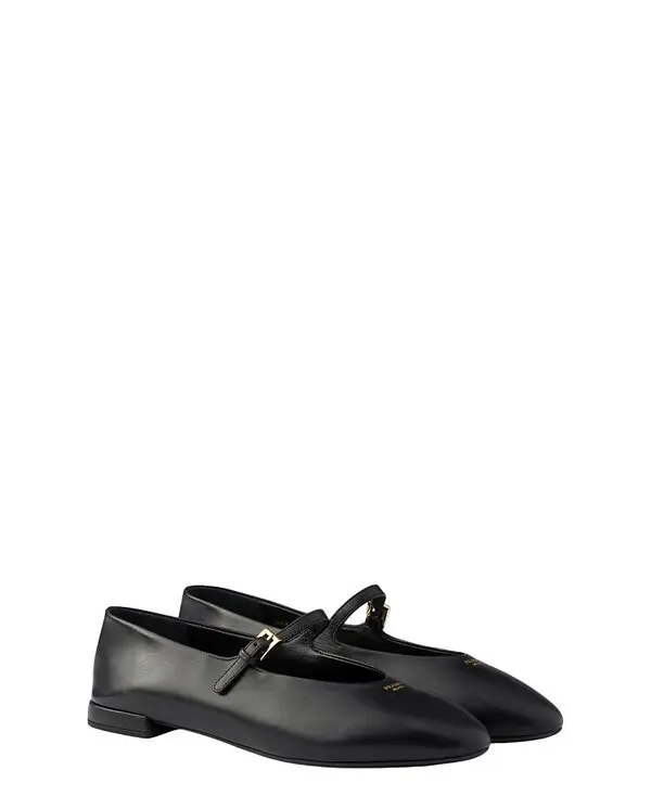 Prada Leather Ballerinas