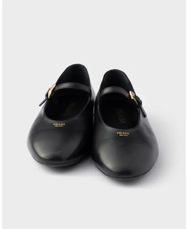 Prada Leather Ballerinas