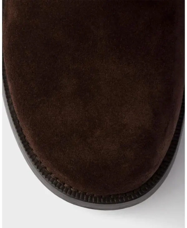 Prada Suede Mid-calf Boots