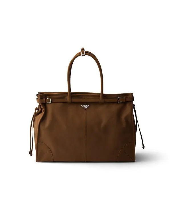 Prada Bonnie Nubuck Leather Tote Bag