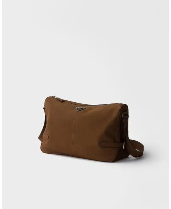 Prada Nubuck Leather Shoulder Bag