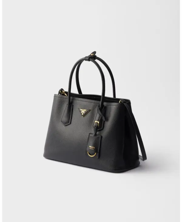 Prada Double Medium Saffiano Leather Bag