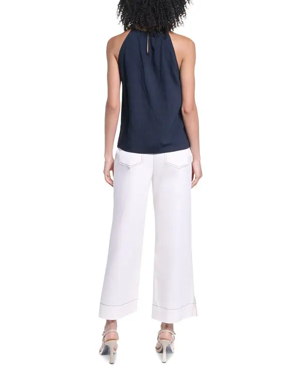 Karl Lagerfeld Paris Embellished Halter Top