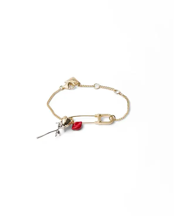 Prada Enameled Metal Bracelet