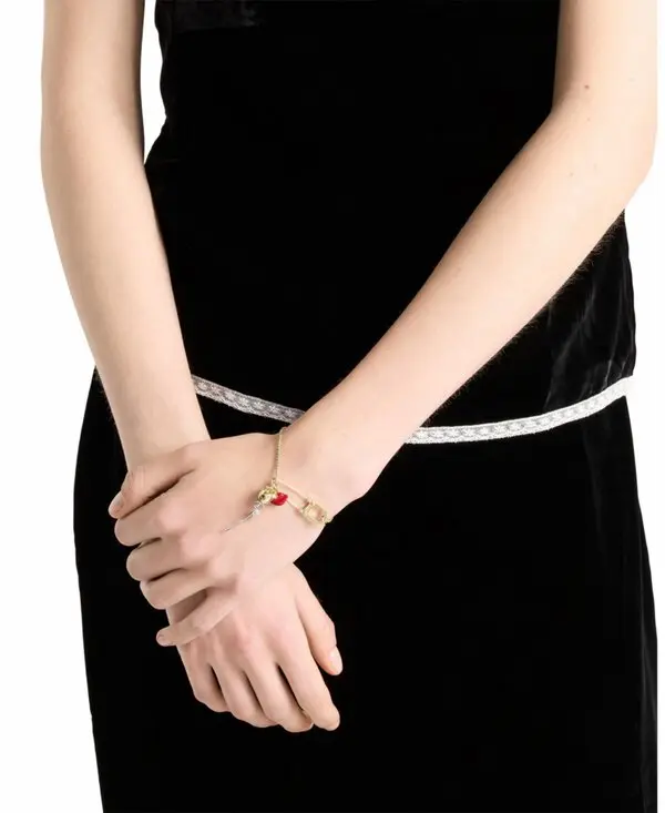 Prada Enameled Metal Bracelet