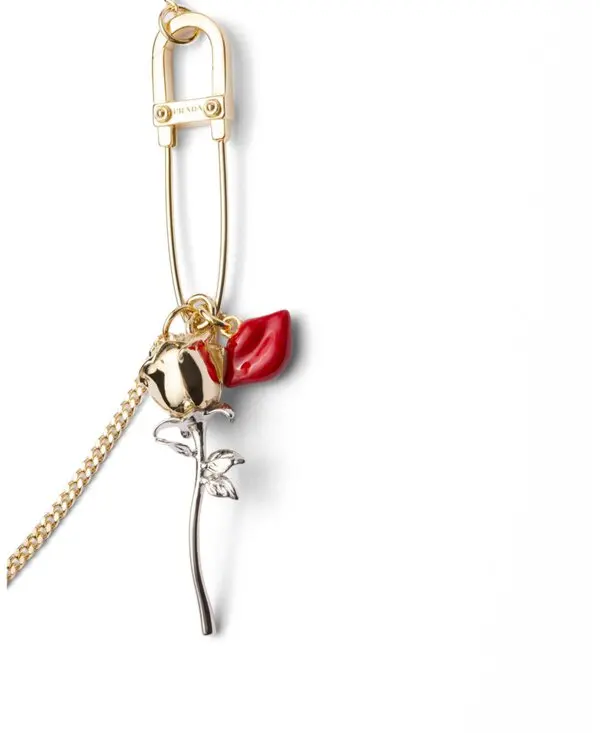 Prada Enameled Metal Bracelet