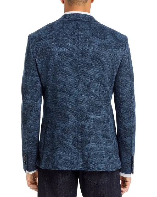 Etro Regular Fit Printed Paisley Cotton Blend Jacket