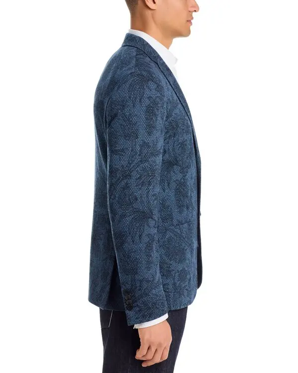 Etro Regular Fit Printed Paisley Cotton Blend Jacket