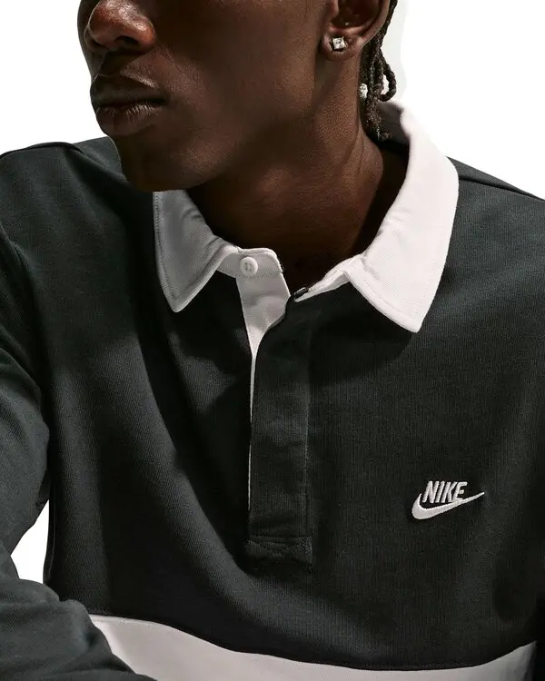 Nike Club Phantom Block Strip Cotton Rugby Shirt