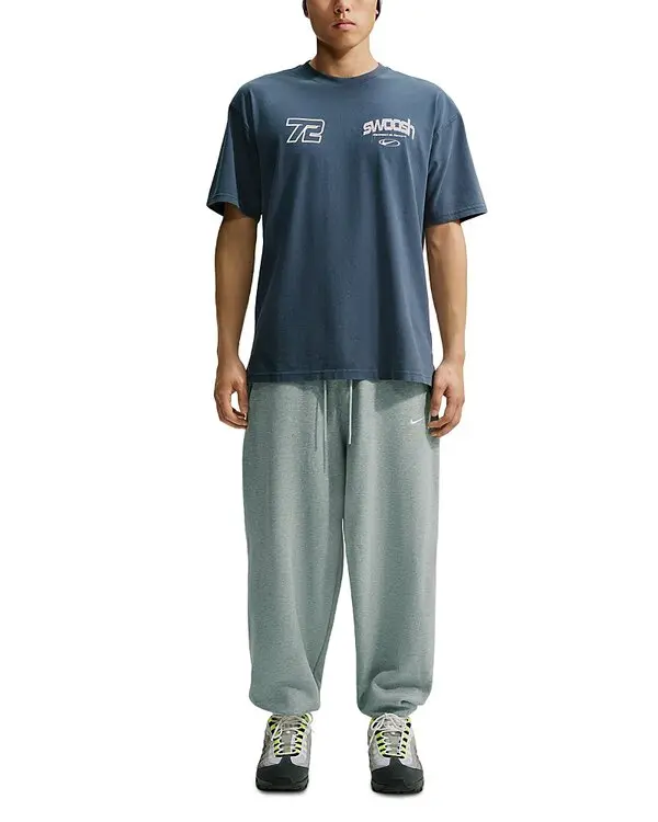 Nike Sportswear Swoosh Graphic Cotton T-shirt - Thunder Blue