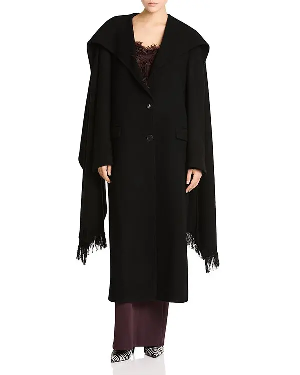 Attico Wool & Cashmere Long Coat