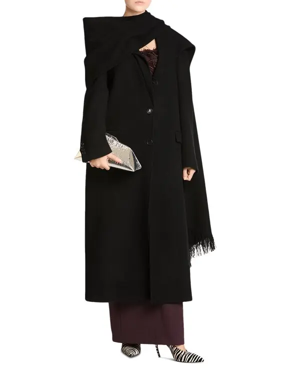 Attico Wool & Cashmere Long Coat