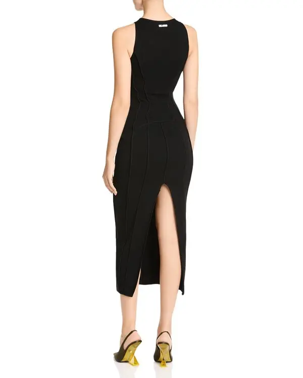 Attico Seamed Midi Dress