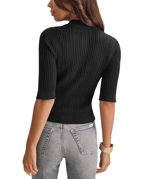 Splendid Georgie Pointelle Polo Top