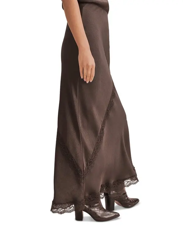 Splendid Penelope Lace Maxi Slip Skirt