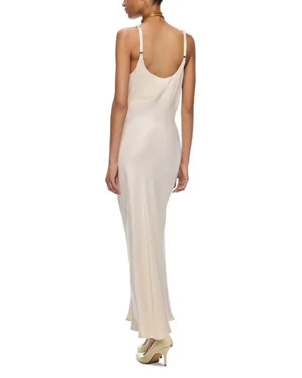 Pinko Acquato Twill Maxi Dress