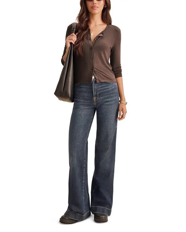 Splendid Long Sleeve Button Front Cardigan