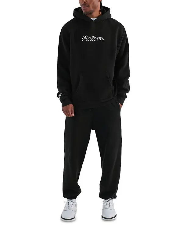 MALBON Fesque Cotton Logo Hoodie
