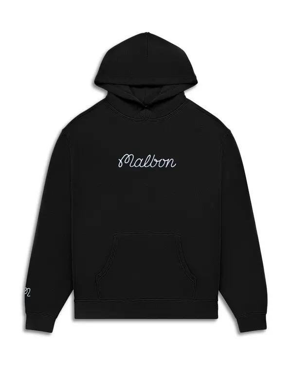 MALBON Fesque Cotton Logo Hoodie