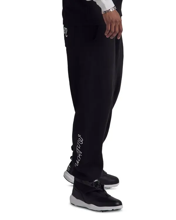 MALBON Relaxed Fit Cotton Drawstring Sweatpants