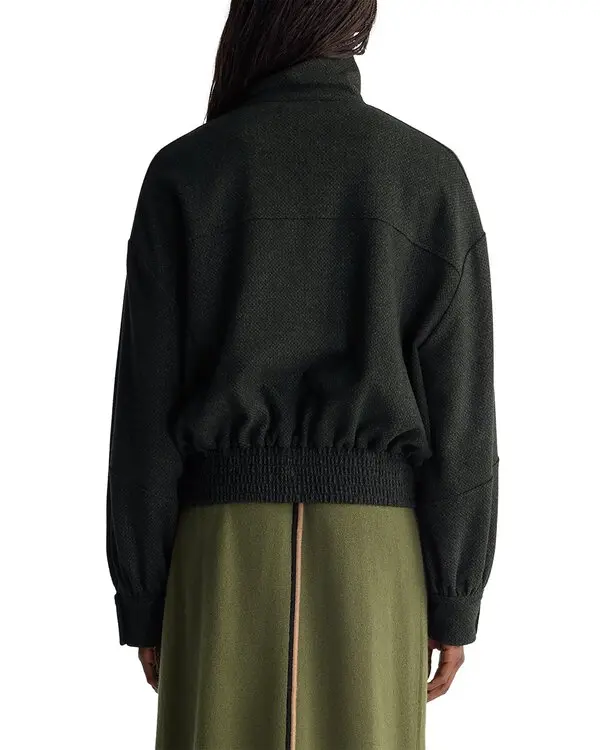 Diane Von Furstenberg Shay Stand Collar Jacket