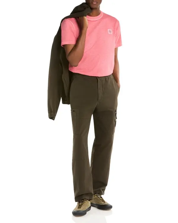 Stone Island Pantalone Loose Fit Cotton Pants