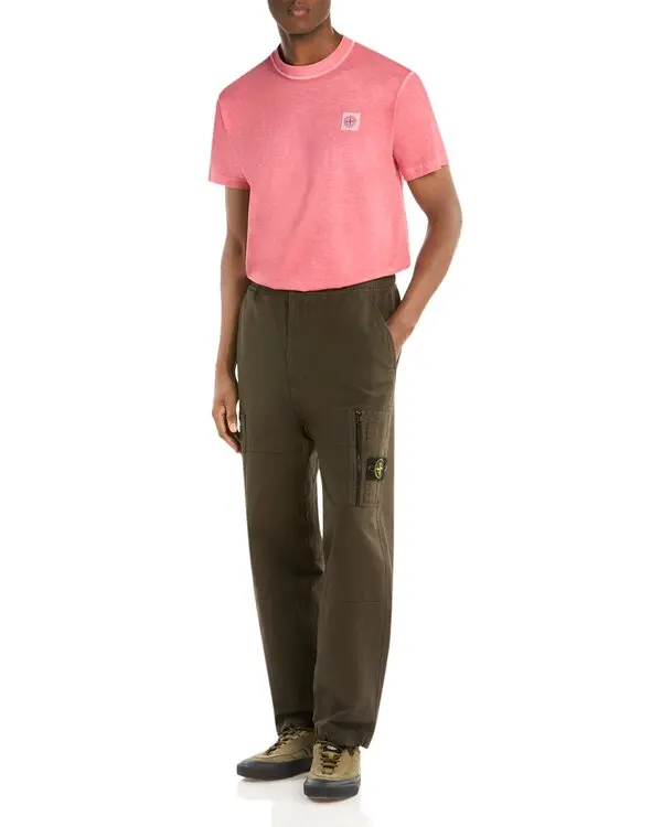 Stone Island Pantalone Loose Fit Cotton Pants