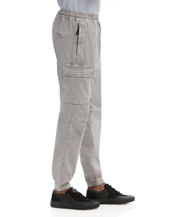 Stone Island Cotton Blend Tapered Cargo Pants - Grey